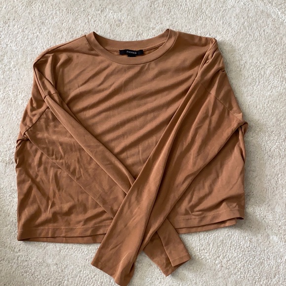 Forever 21 | Tops | F2 Boxy Flowy Crop Top | Poshmark